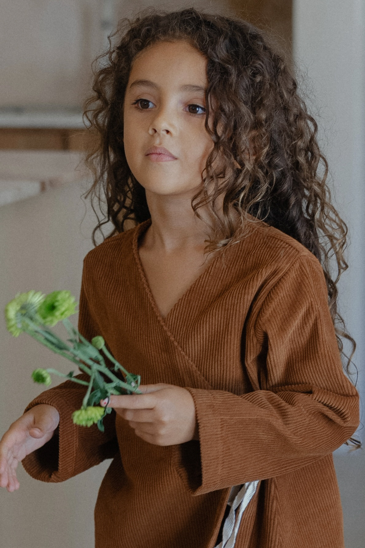 Wrap Kaftan – Cinnamon - The Little Ones